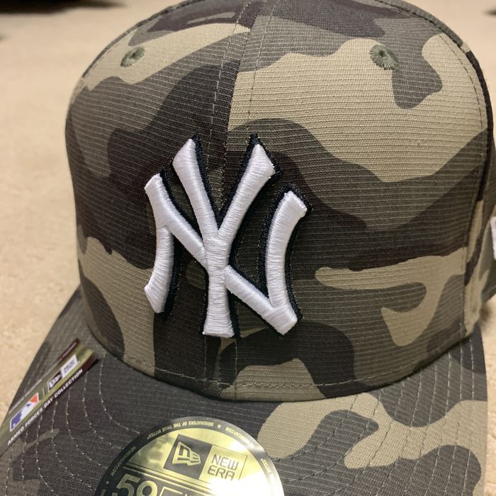 New Era New York Yankees Armed Forces Military Camo Hat - Sz 7 1/4 ...