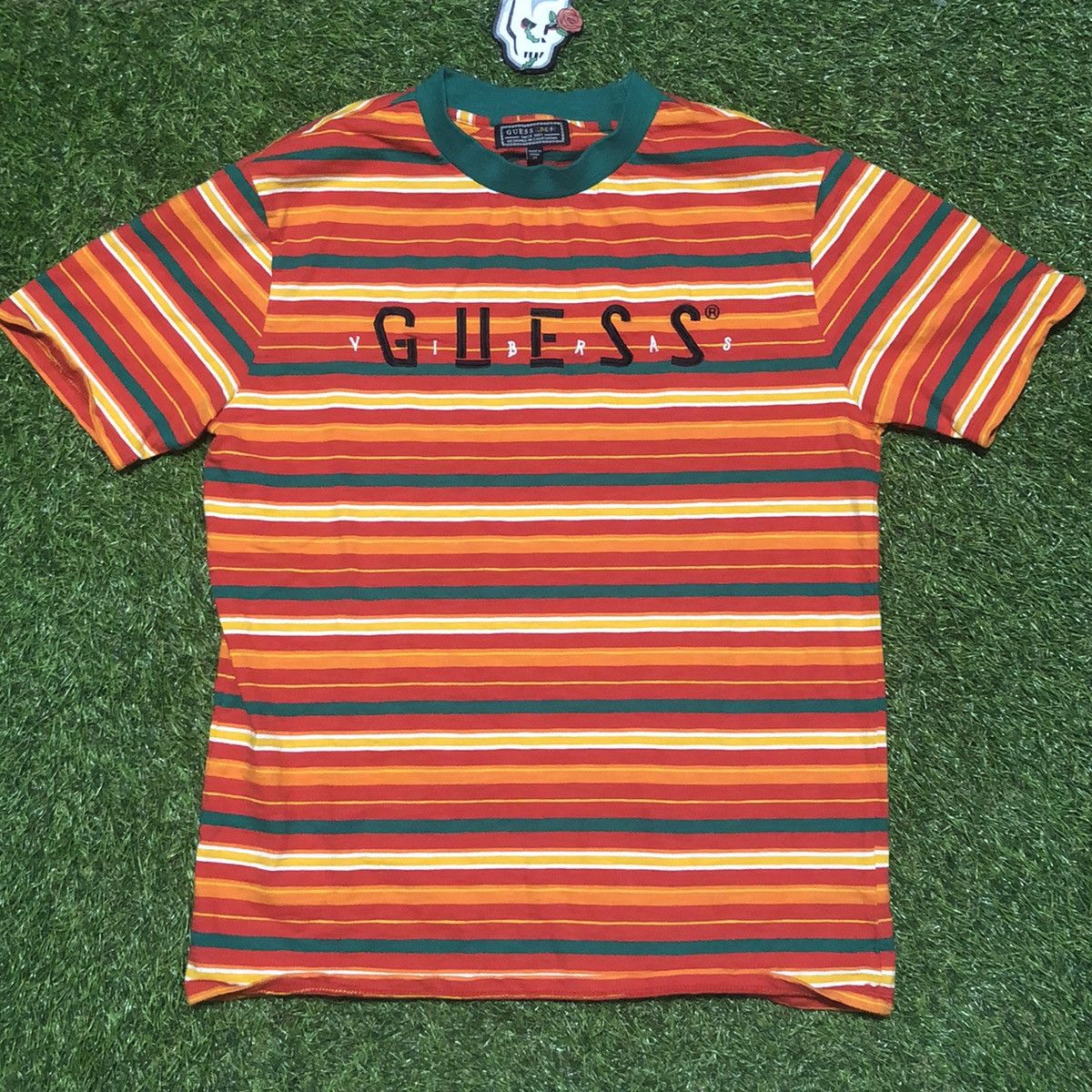 Guess Guess x J balvin Striped Tee | Grailed