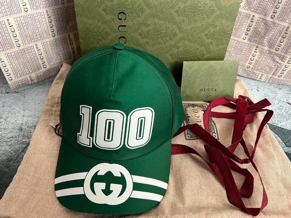 Gucci Limited Edition Gucci 100th Anniversary Green Cap Hat | Grailed