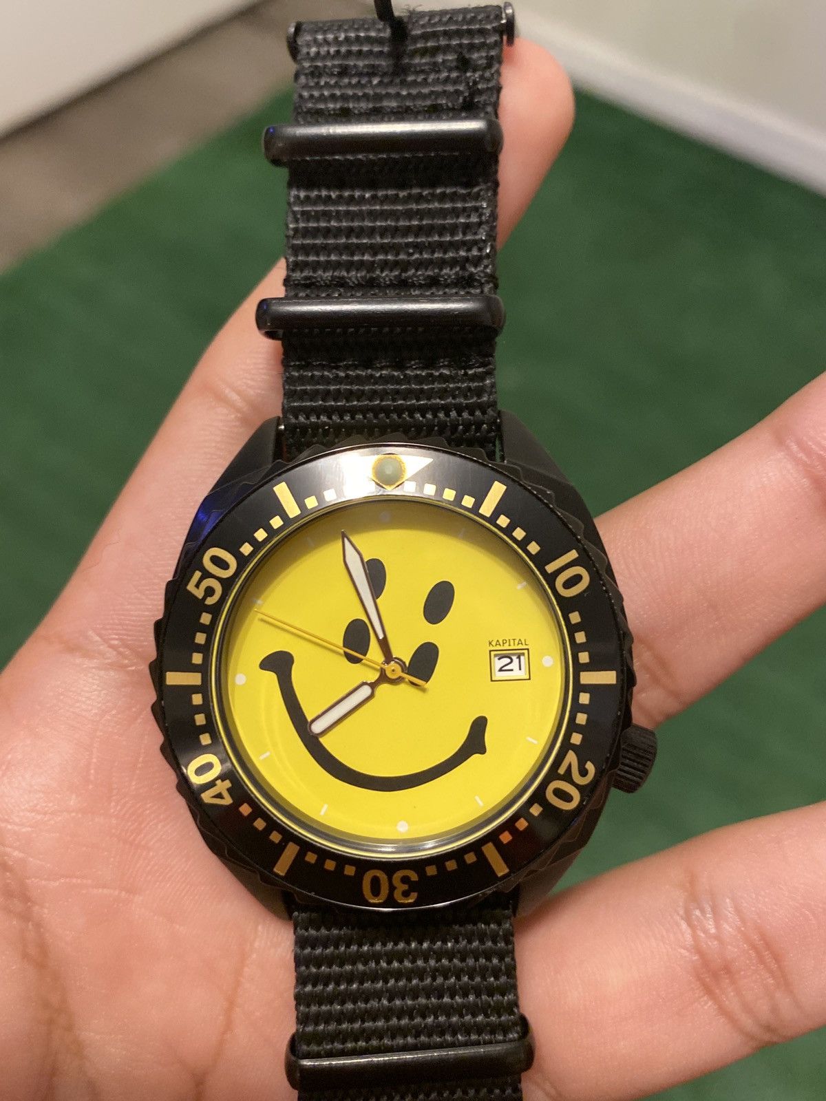 Kapital Smiley Divers Watch | Grailed