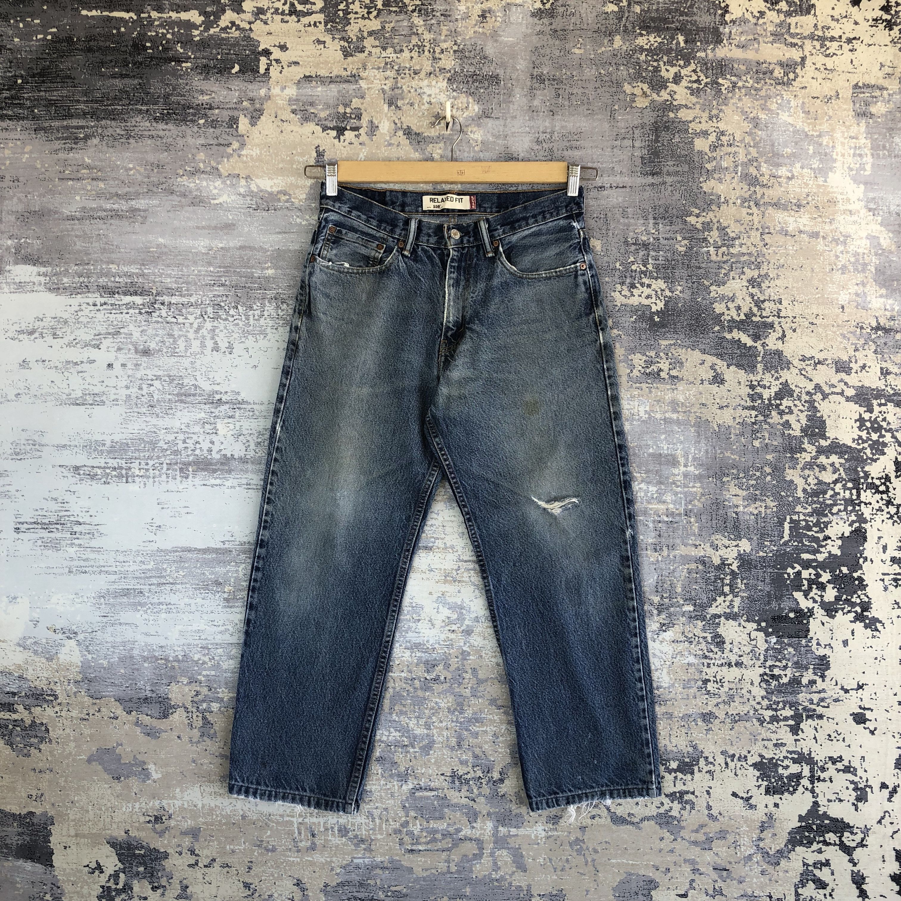 Vintage Vintage Levi's 550 Jeans Regular Fit Distressed Levis Denim ...