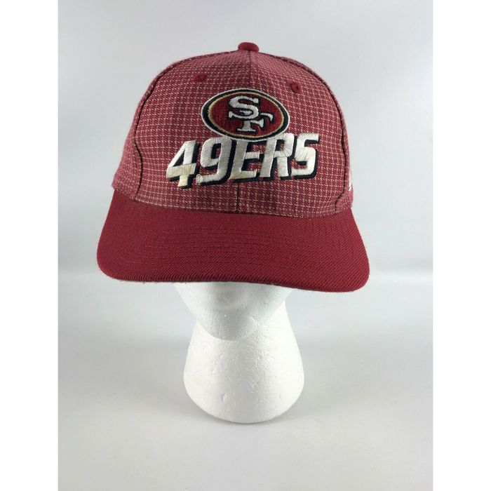 Logo Athletic San Francisco 49ers Logo Athletic Baseball Hat Red Plaid ...