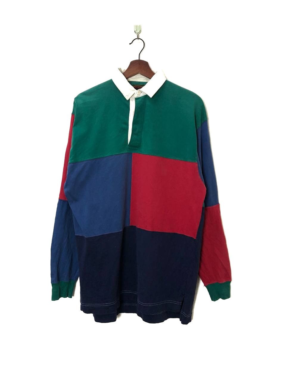 Boston Traders × Streetwear × Vintage Boston Traders Colour Block Polo ...