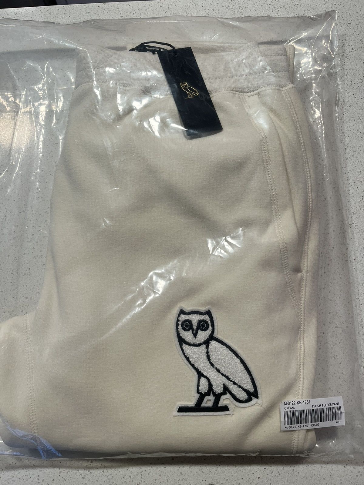 Octobers Very Own OVO Plush Cream Sweatpants | Grailed