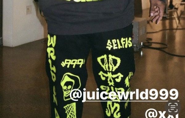 Custom Juice WRLD 999 WRLD On Drugs Slim Jogging Pants | Grailed