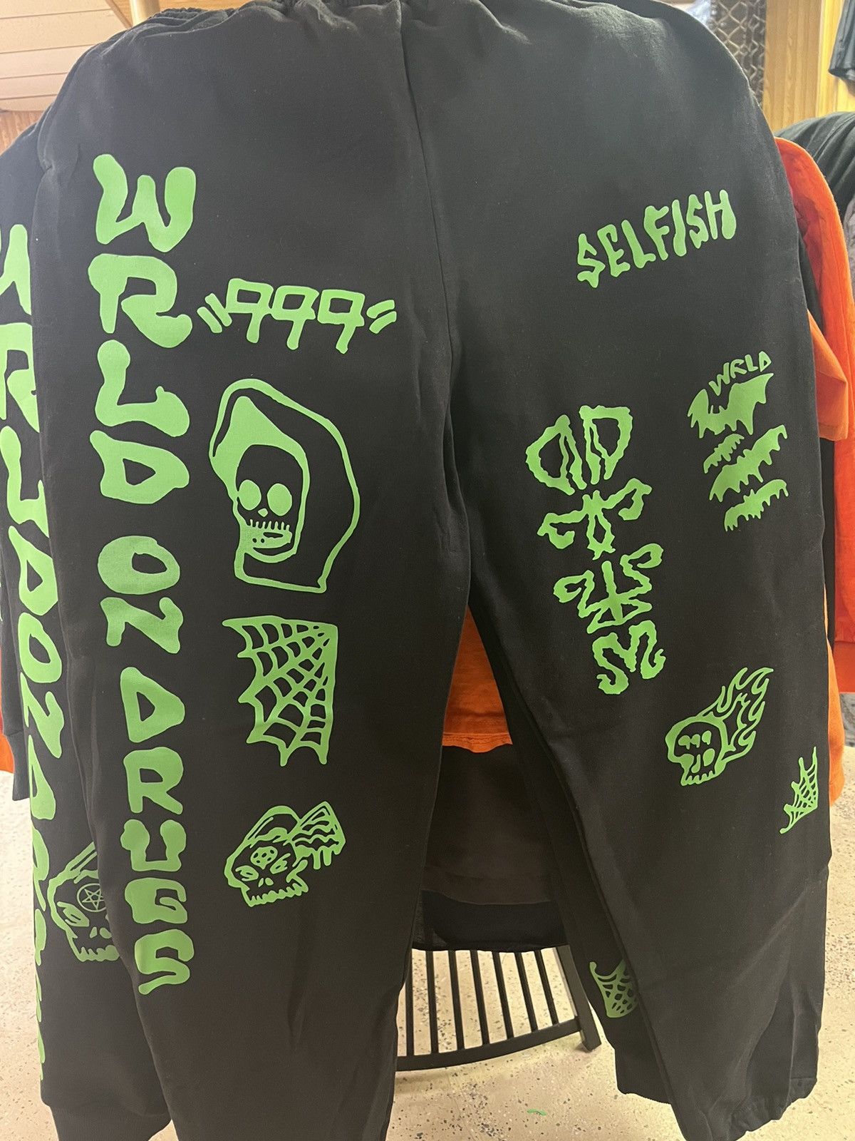 Custom Juice WRLD 999 WRLD On Drugs Slim Jogging Pants | Grailed