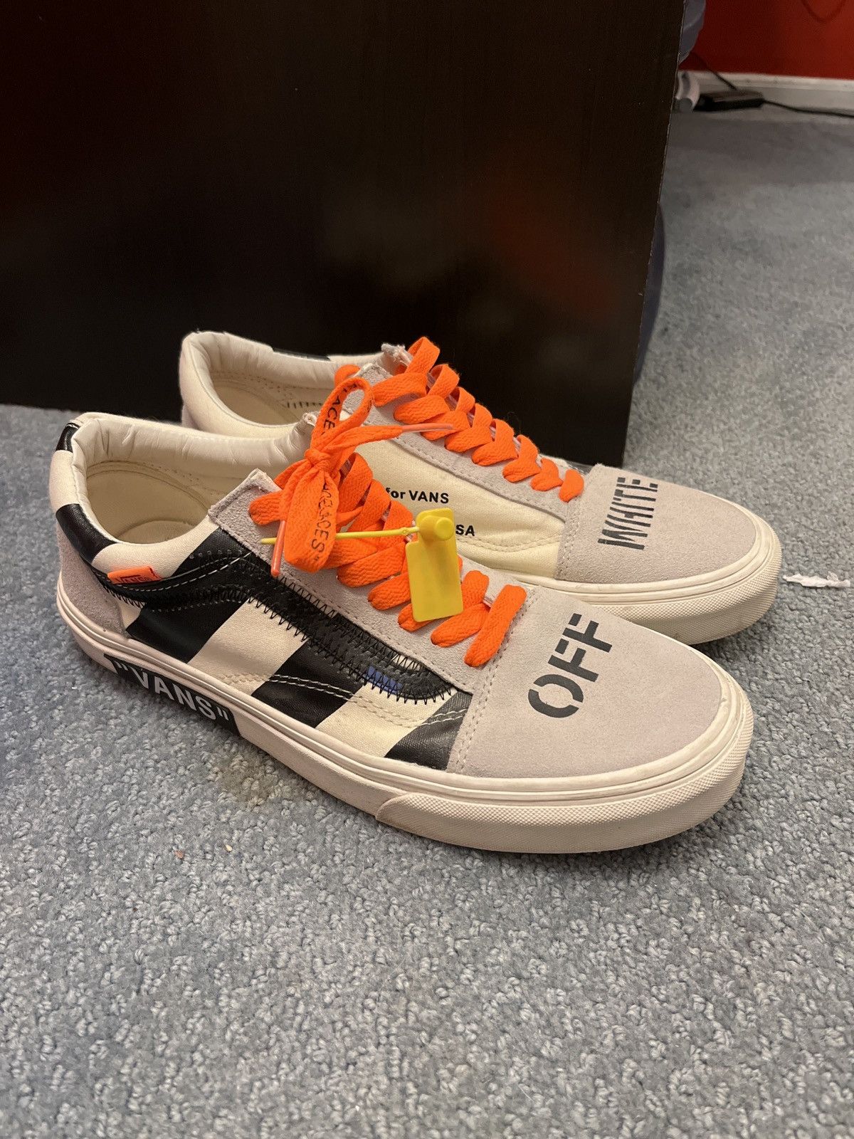 Vans OFF WHITE X VANS CUSTOM | Grailed