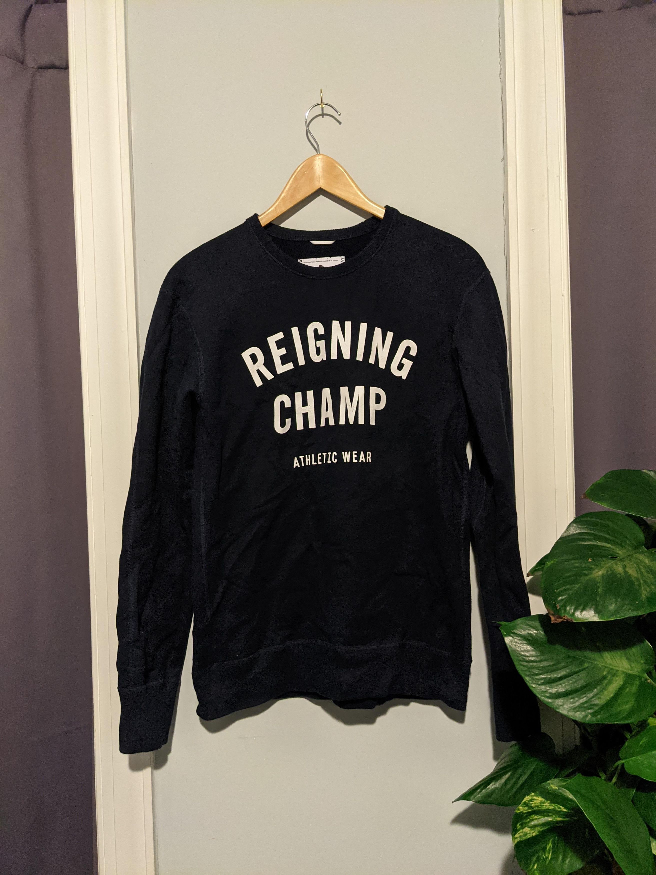 Reigning Champ Reigning Champ Gym Logo Midweight Crewneck | Grailed