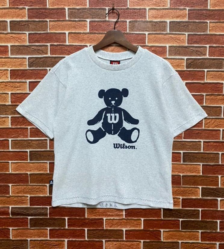 Japanese Brand × Vintage × Wilson Athletics Vintage Wilson Bear Jaspo ...
