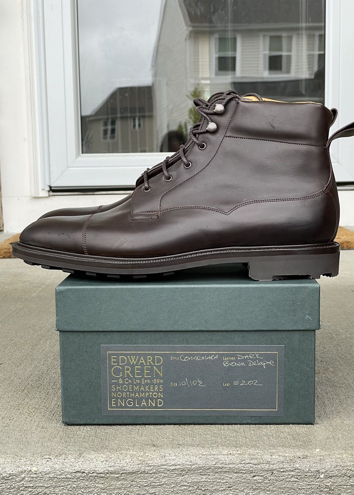 Edward Green Edward Green Connemara brown Utah delapre calf 10/10.5 ...