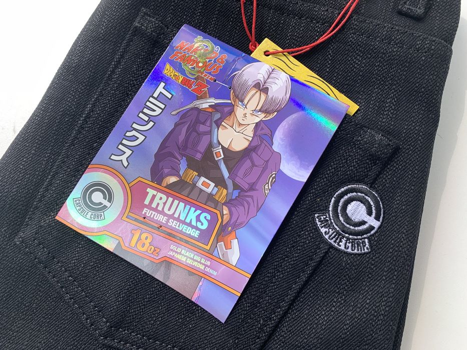 Naked & Famous Naked and Famous Trunks Denim DBZ collab | Grailed
