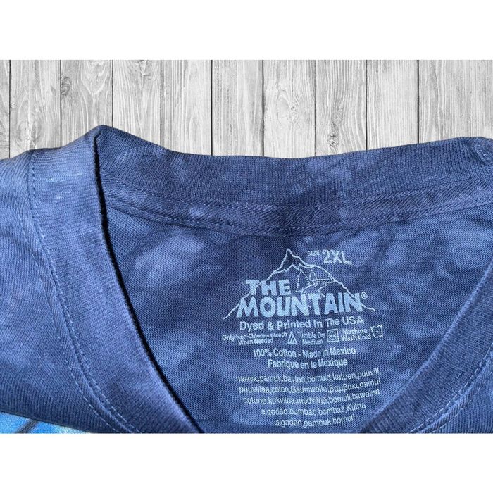 The Mountain The Mountain George W Bush Riding Shark Blue American Flag ...