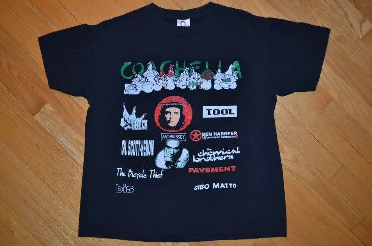 Vintage *ABSOLUTE FINAL DROP* First Ever Coachella Festival T Shirt ...
