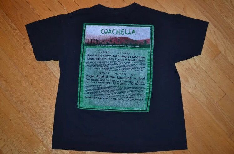Vintage *ABSOLUTE FINAL DROP* First Ever Coachella Festival T Shirt ...
