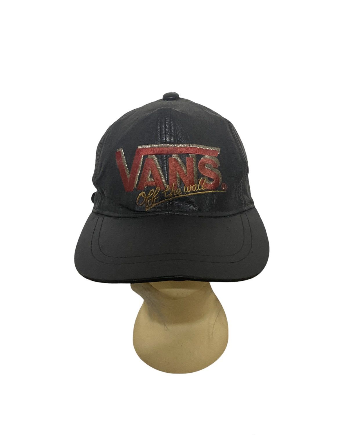 Vintage Rare!!! Vintage Vans Skateboard Leather Cap Hats | Grailed