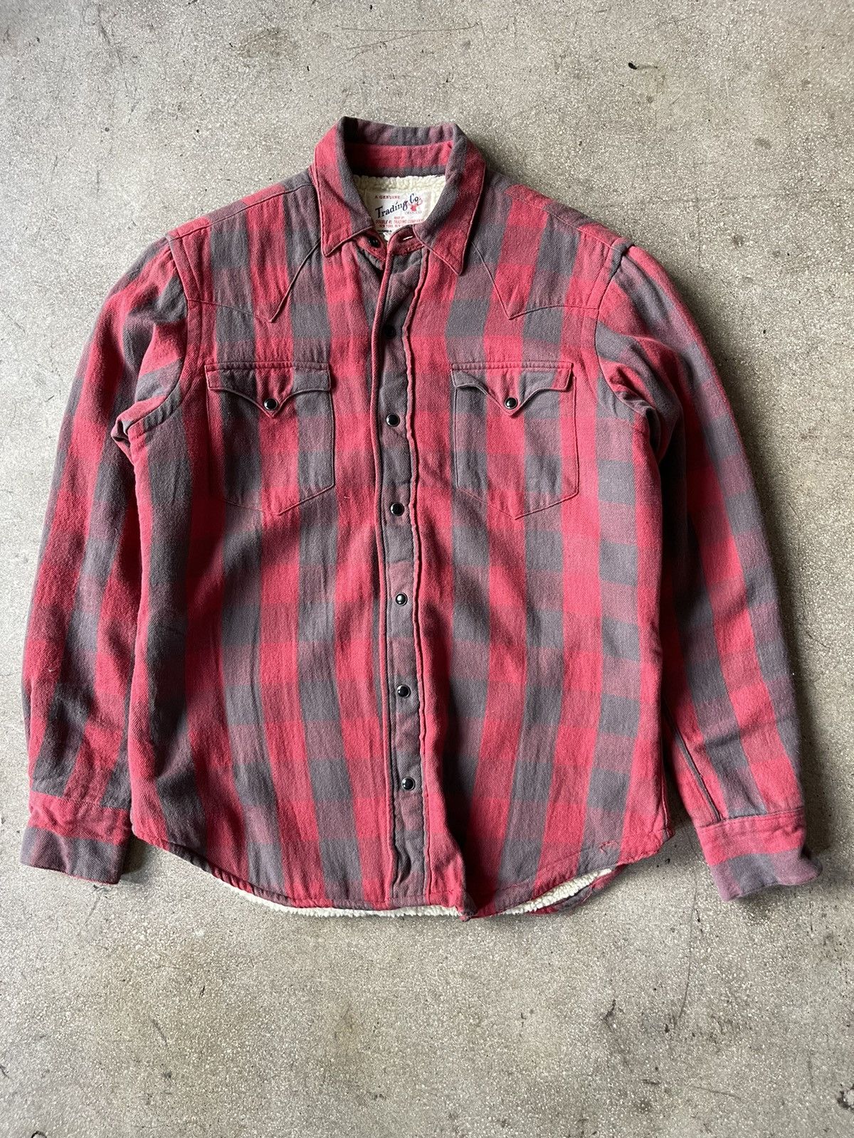 RRL Ralph Lauren Double RL Sherpa lined flannel | Grailed