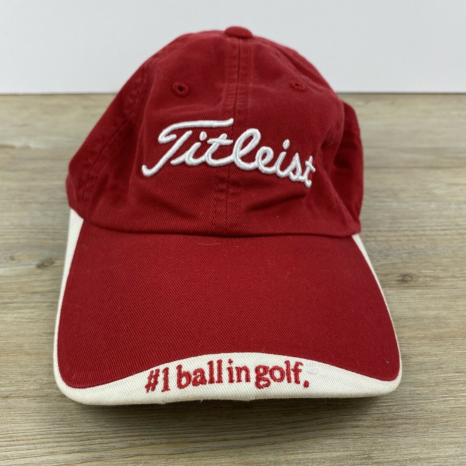 Titleist Red Titleist Hat Adjustable Golf Hat Cap | Grailed