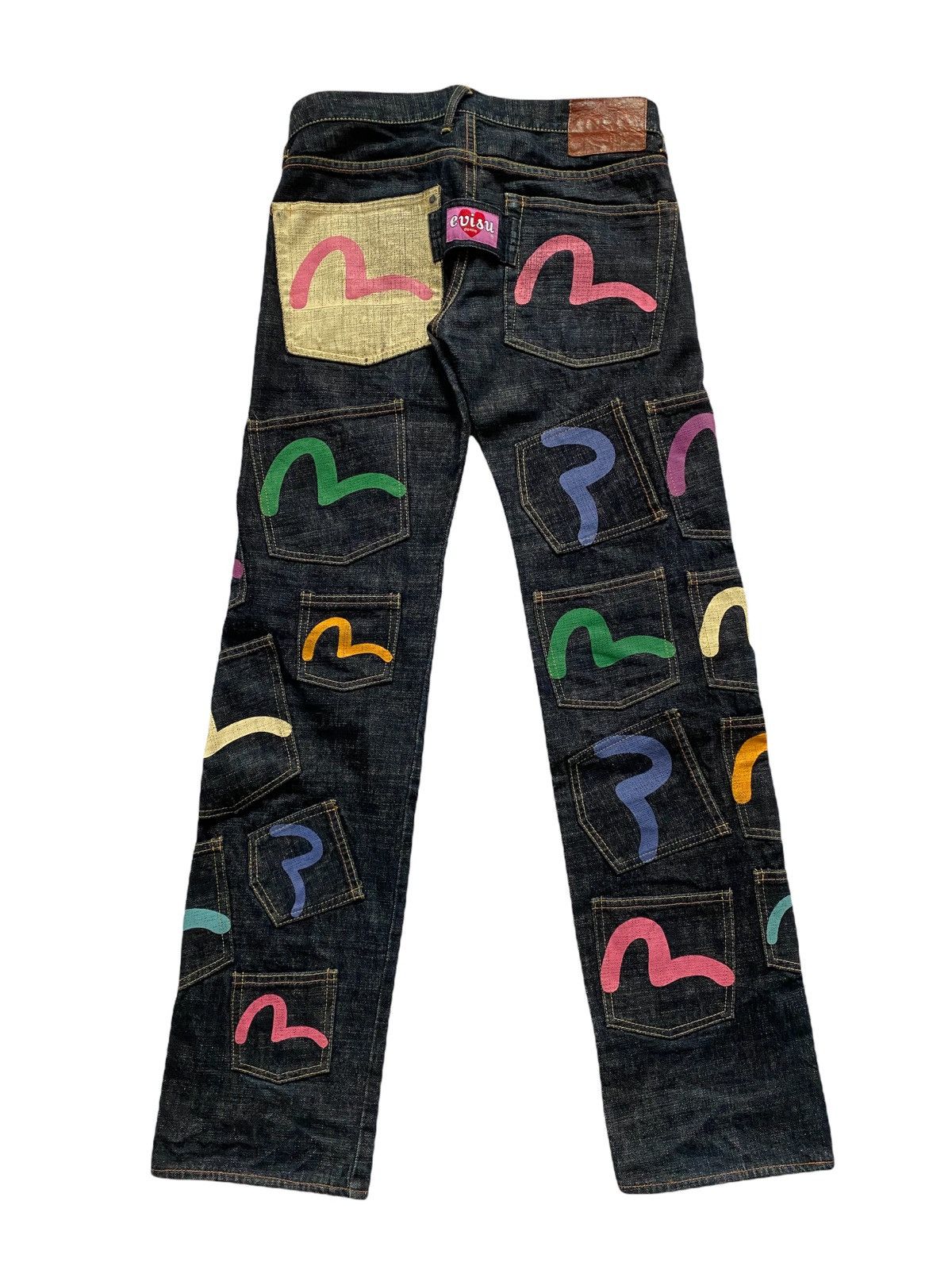 Evisu Evisu early 2000´s iconic multi pocket denim jeans | Grailed