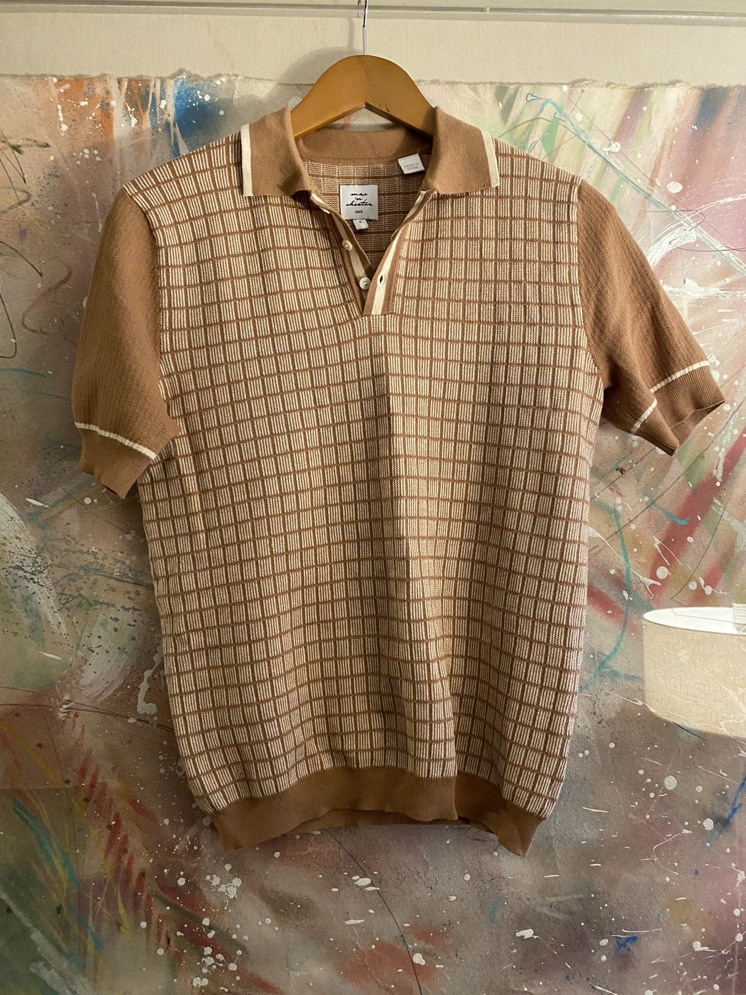 Vintage Max ‘n Chester Retro Knit Sweater Polo in Brown (MSRP $215 ...