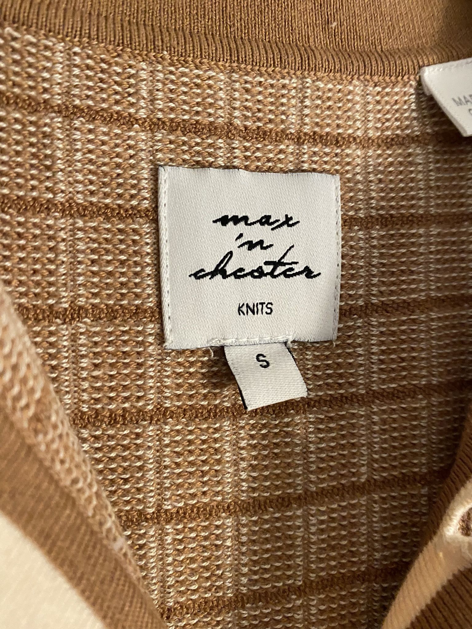 Vintage Max ‘n Chester Retro Knit Sweater Polo in Brown (MSRP $215 ...