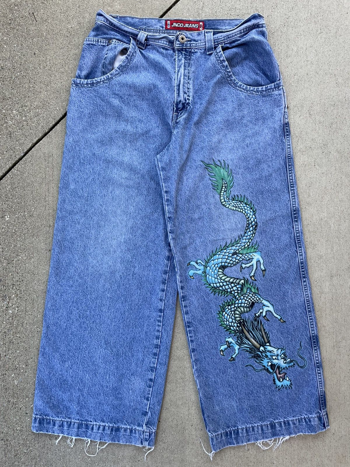 Vintage Rare Vintage JNCO Jeans Dragon Denim | Grailed