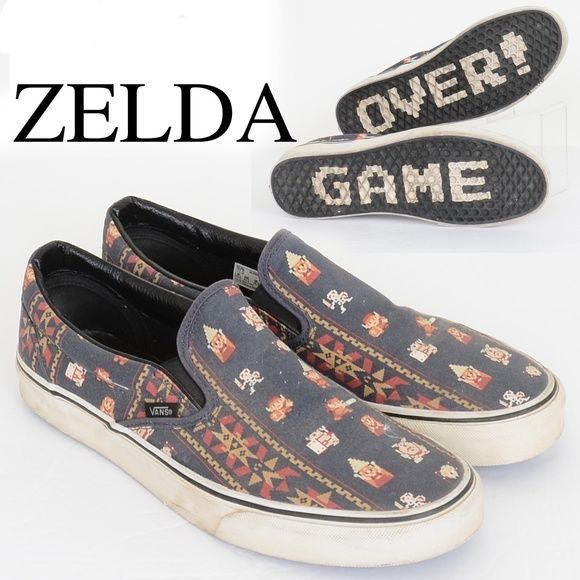 Nintendo Vans x Nintendo Legend of Zelda Parisian Nights Slip On | Grailed