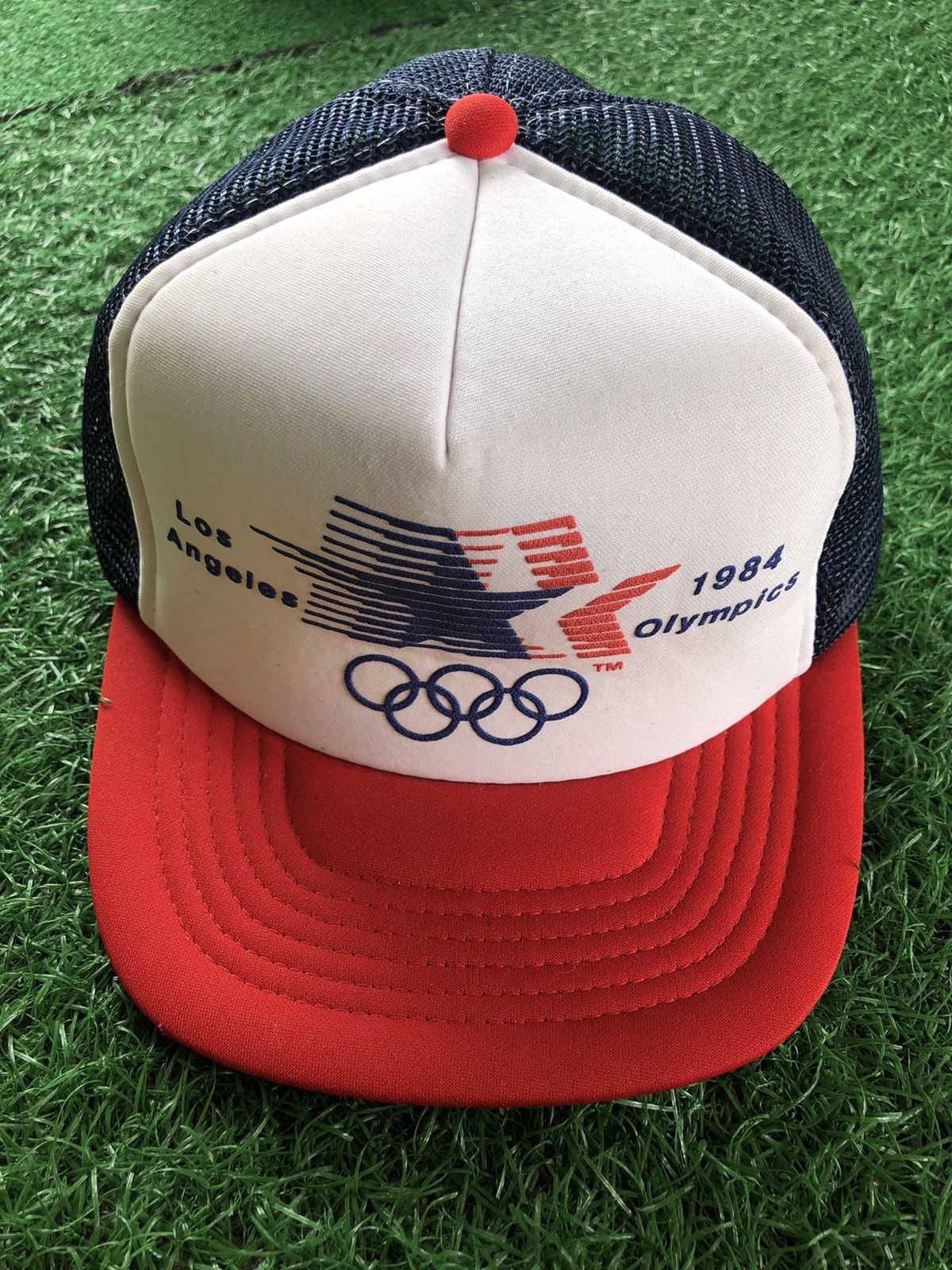 Trucker Hat × Usa Olympics × Vintage RARE Vintage USA Olympic 1984 ...
