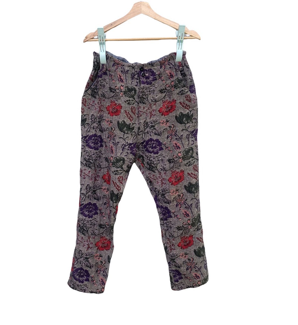 Designer × Japanese Brand JAPAN BRAND FLORAL PANTS DESIGN NANEA | Grailed