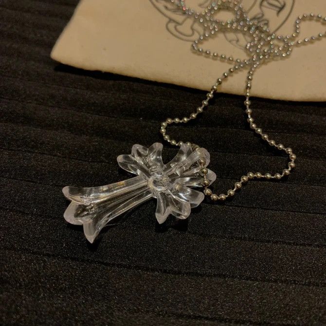 Chrome Hearts Chrome Hearts 20th Anniversary Clear Necklace | Grailed