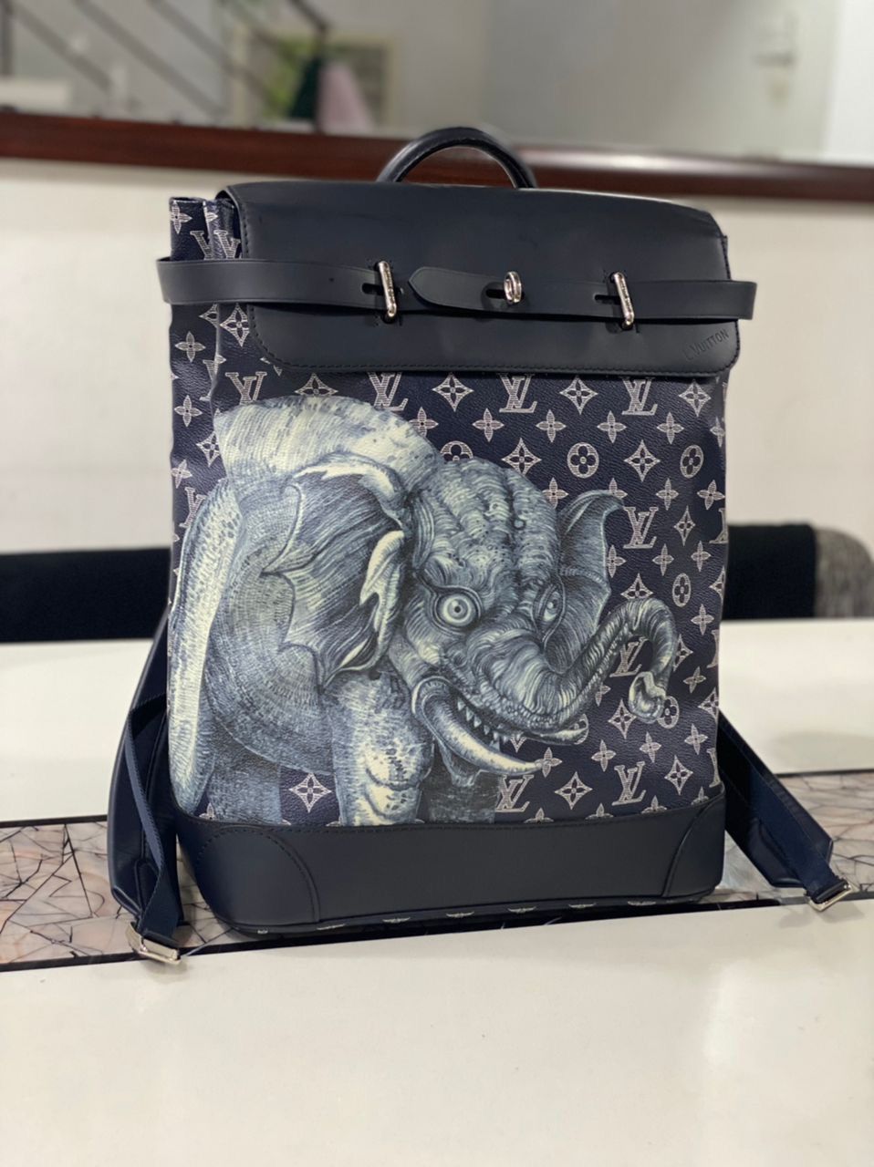Louis Vuitton LOUIS VUITTON STEAMER SAVANNA CHAPMAN BROTHERS BACKPACK ...