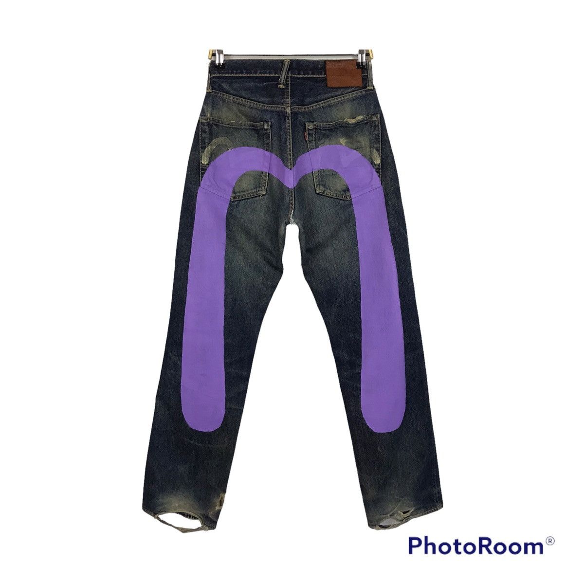 Custom × Evisu × Vintage 💣EVISU JAPAN Custom Purple Daicock Selvedge ...