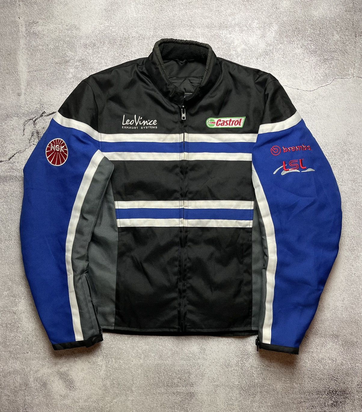 Hype × Racing × Vintage Vintage Y2k Racing Bomber Jacket Hype ...