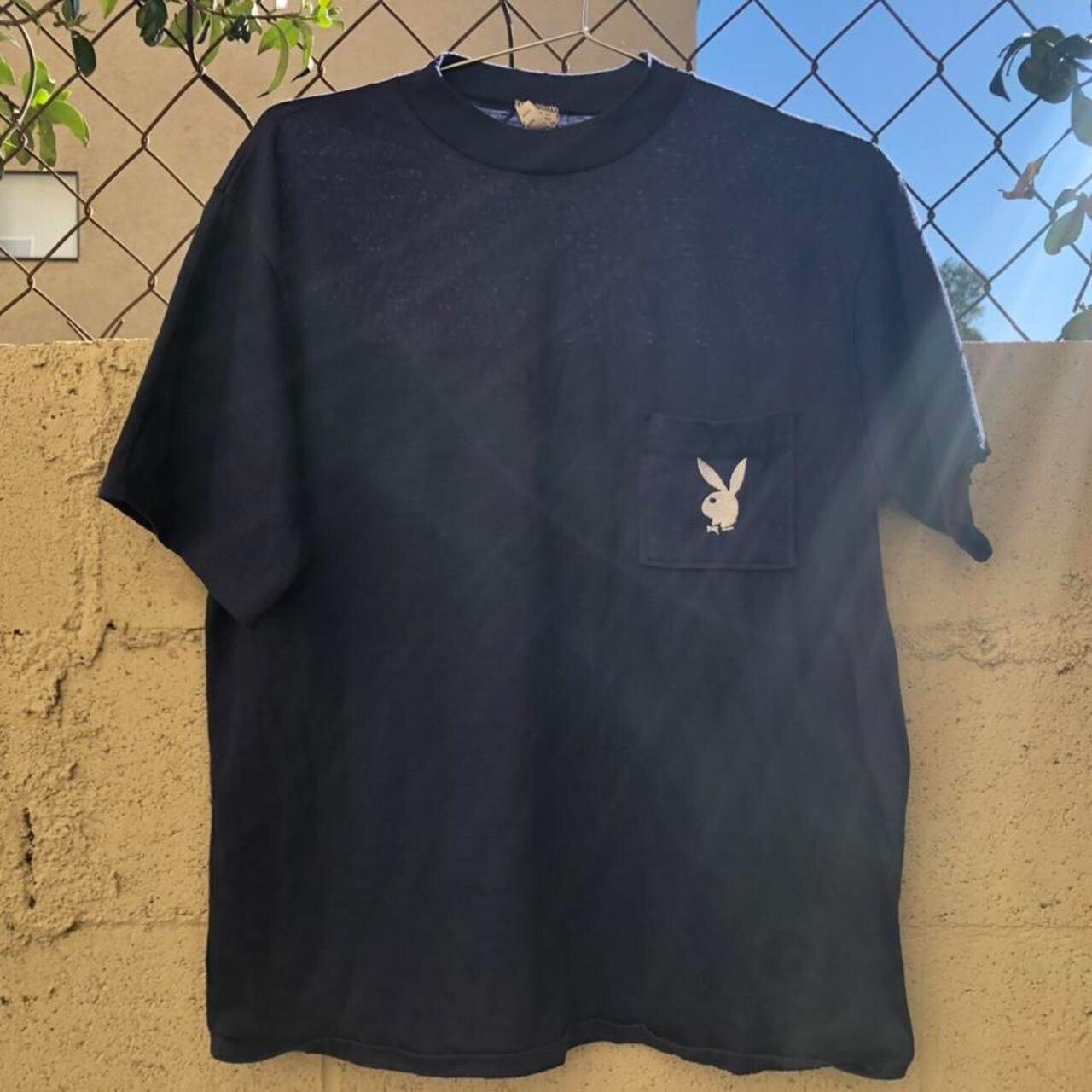 Playboy Vintage 80s Playboy pocket Tee | Grailed