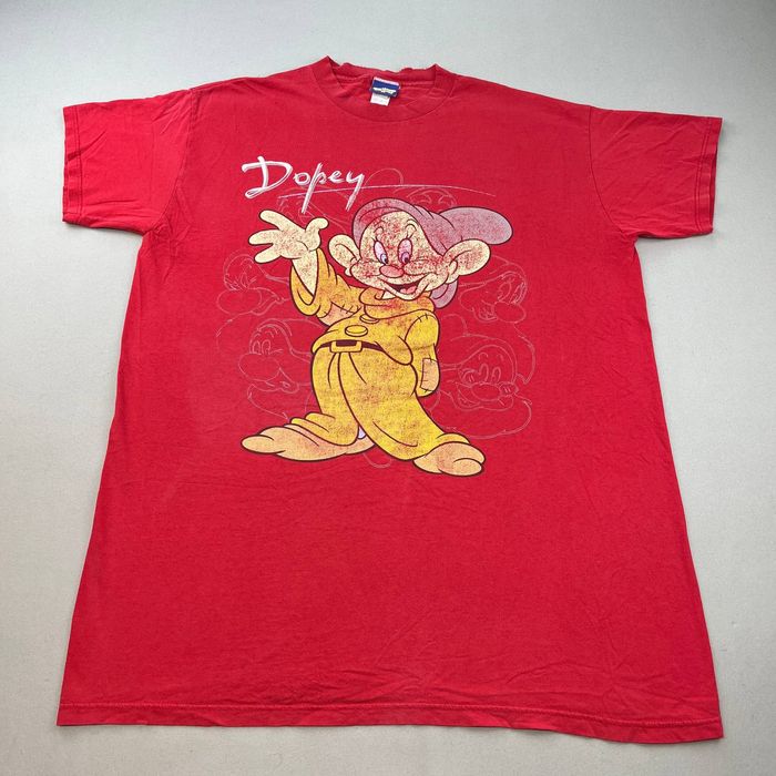 Vintage Vintage Disney Classics Dopey Shirt Snow White Seven Dwarfs ...