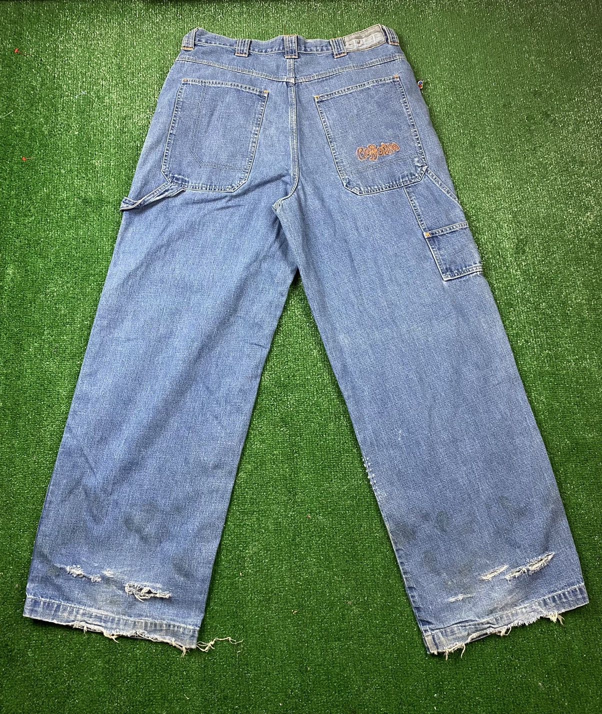 JNCO × Vintage Vintage 90s Caffeine Jnco Style Wide Leg Skate Jeans ...
