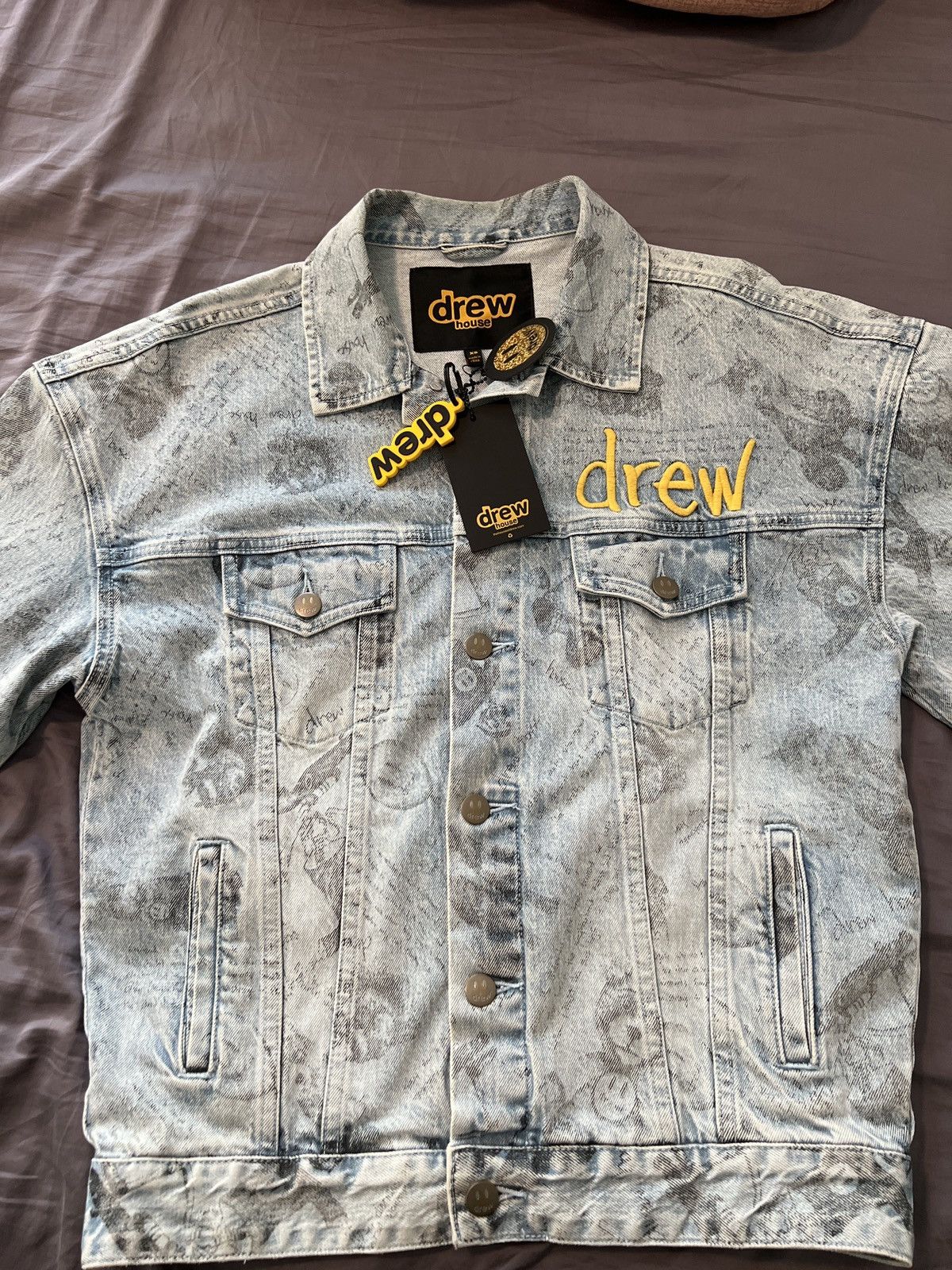 Drew House Idears trucker jacket -vintage indigo | Grailed