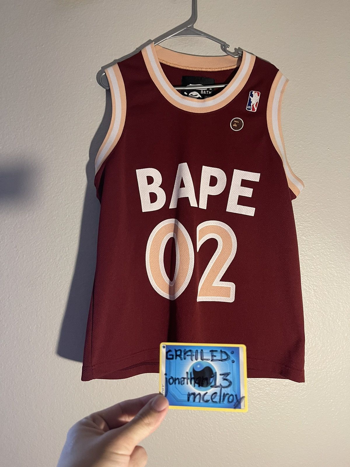 Bape Vintage Bape Basketball Jersey large bathing ape | Grailed