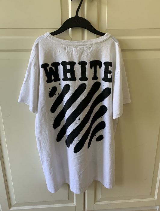 Off-White Off White Spray Paint Tee Shirt | Grailed