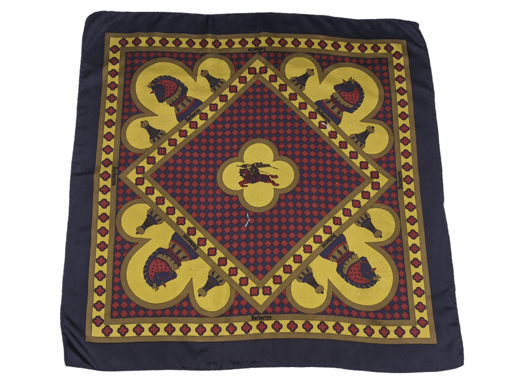 Burberry Burberry Chess Set Silk Scarf | Grailed