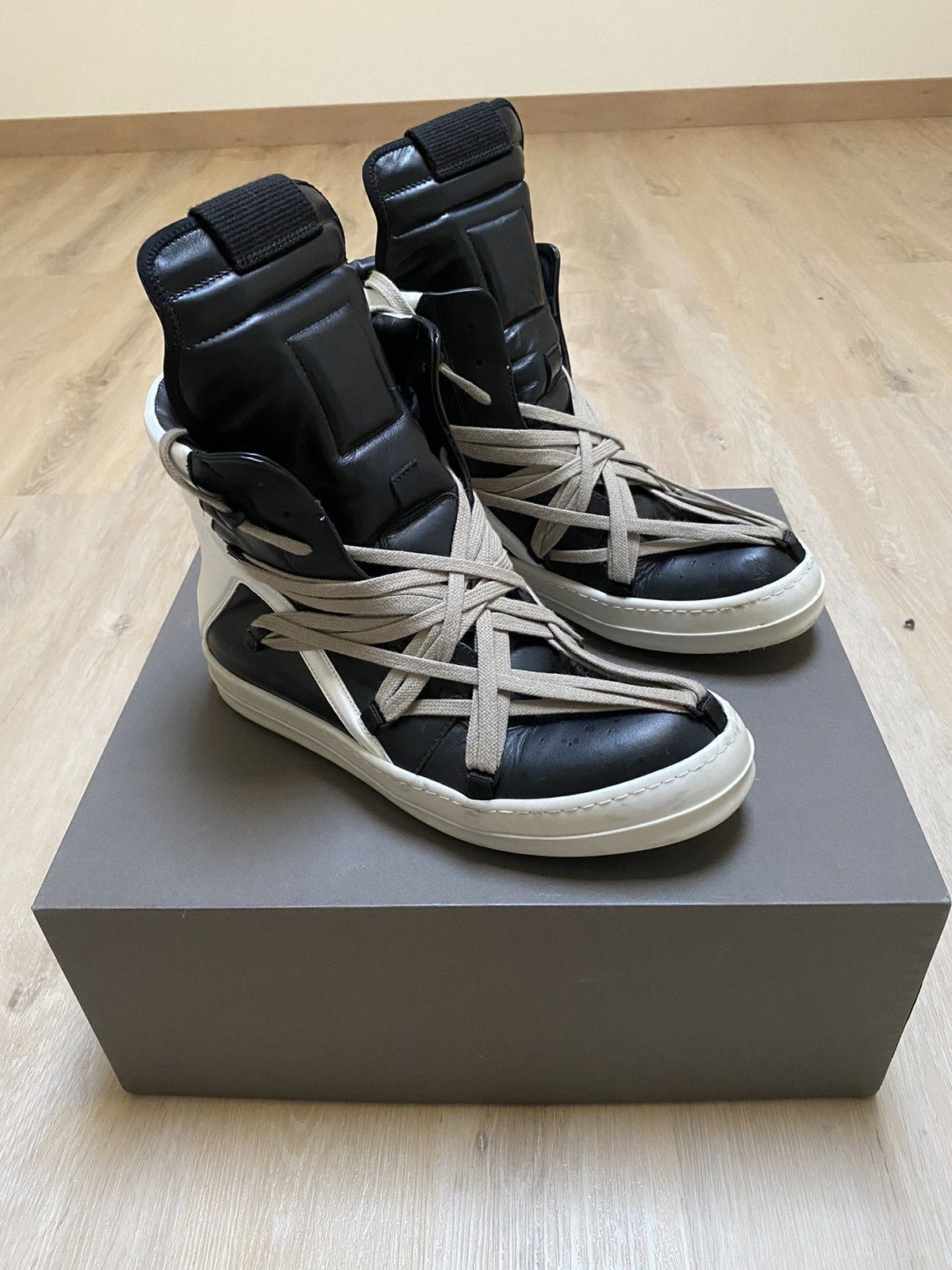 Rick Owens SS20 megalace geobasket | Grailed