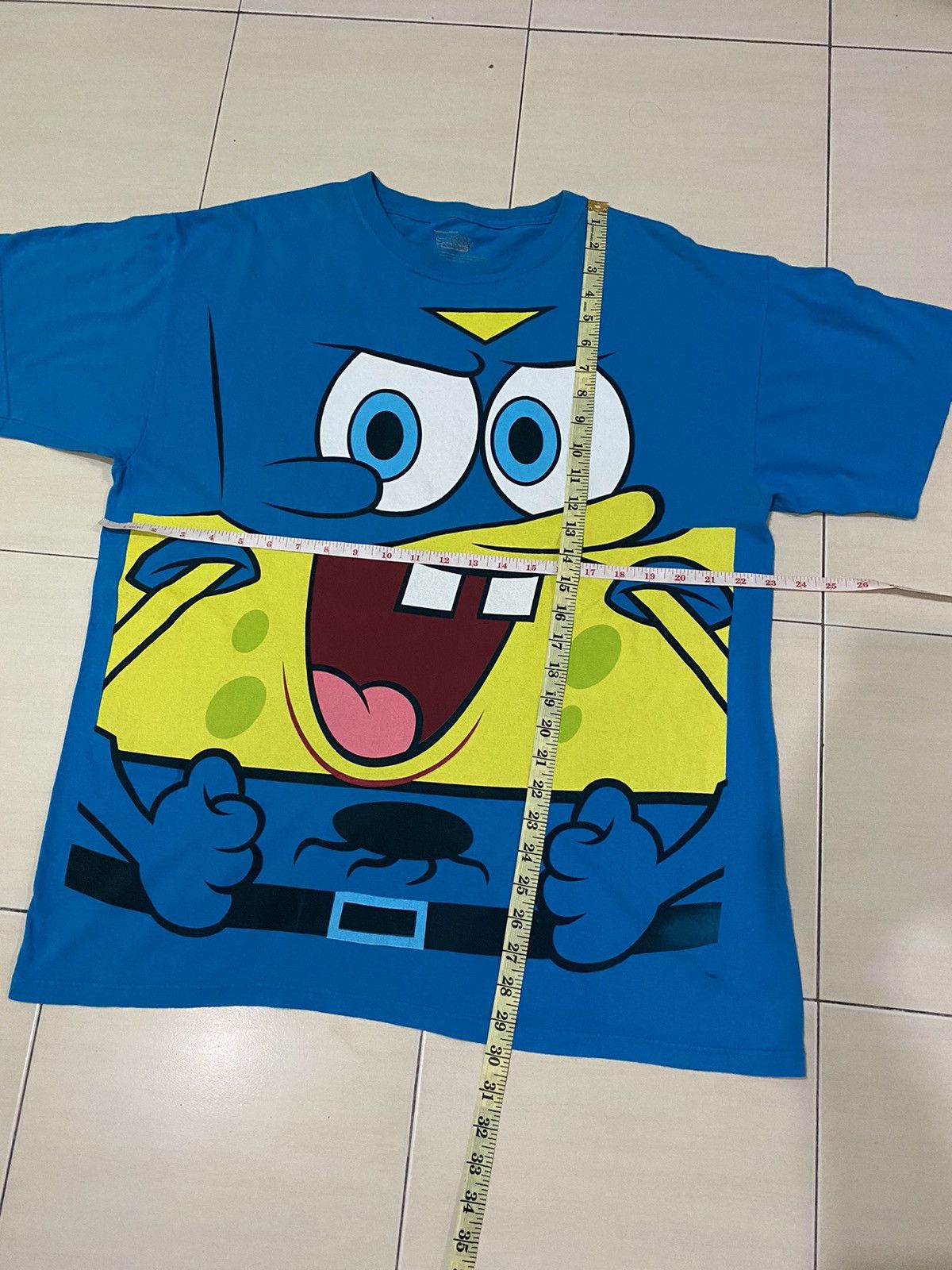 Cartoon Network SpongeBob SquarePants Big Print Nickelodeon t shirt ...
