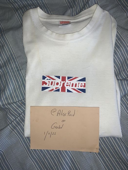 Supreme Supreme Union Jack box logo 2011 | Grailed