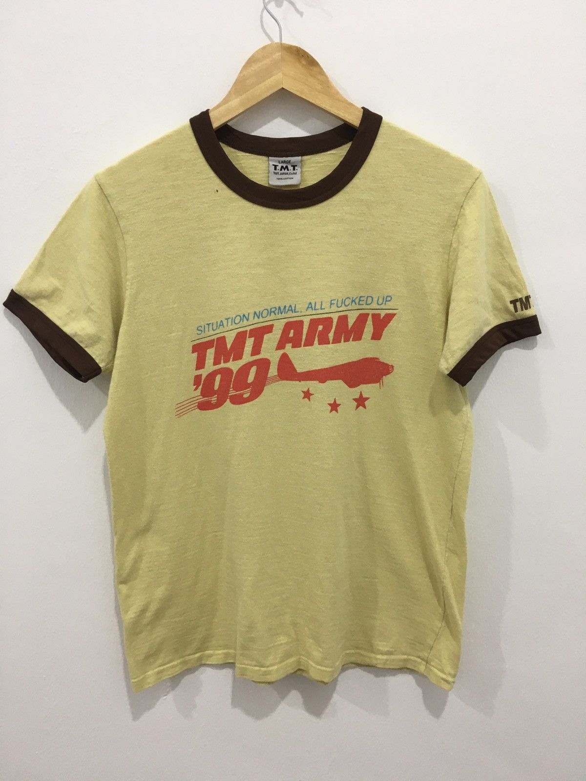 Japanese Brand × Tmt Japan Vintage ringer japan tmt army ‘99 | Grailed
