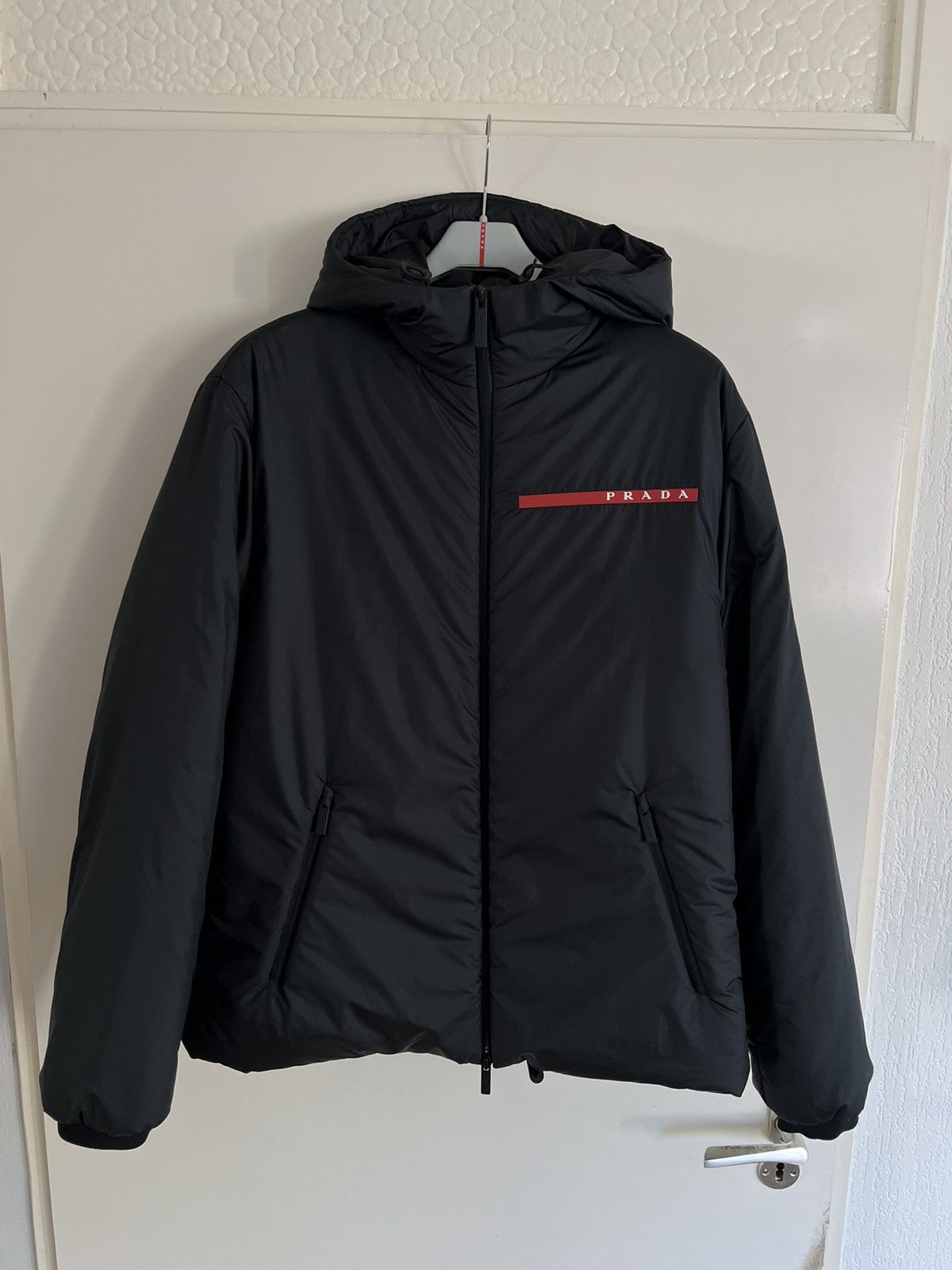 Prada Prada Linea Rossa Technical Nylon Padded Jacket | Grailed