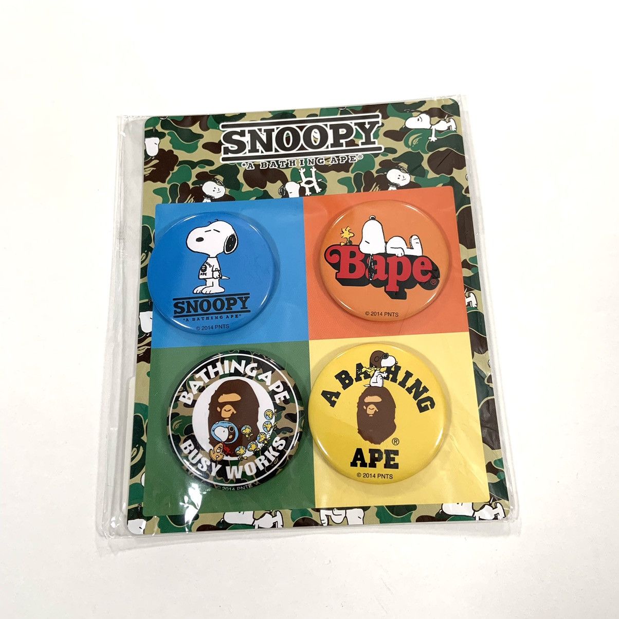 Bape A Bathing Ape Bape Peanuts Snoopy & Woodstock 2014 Pin Set | Grailed