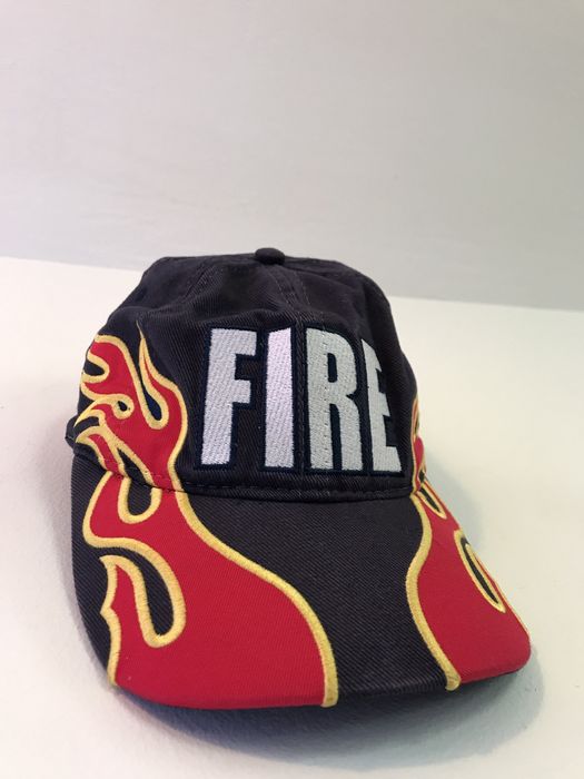 Other VINTAGE FIRE CAP | Grailed