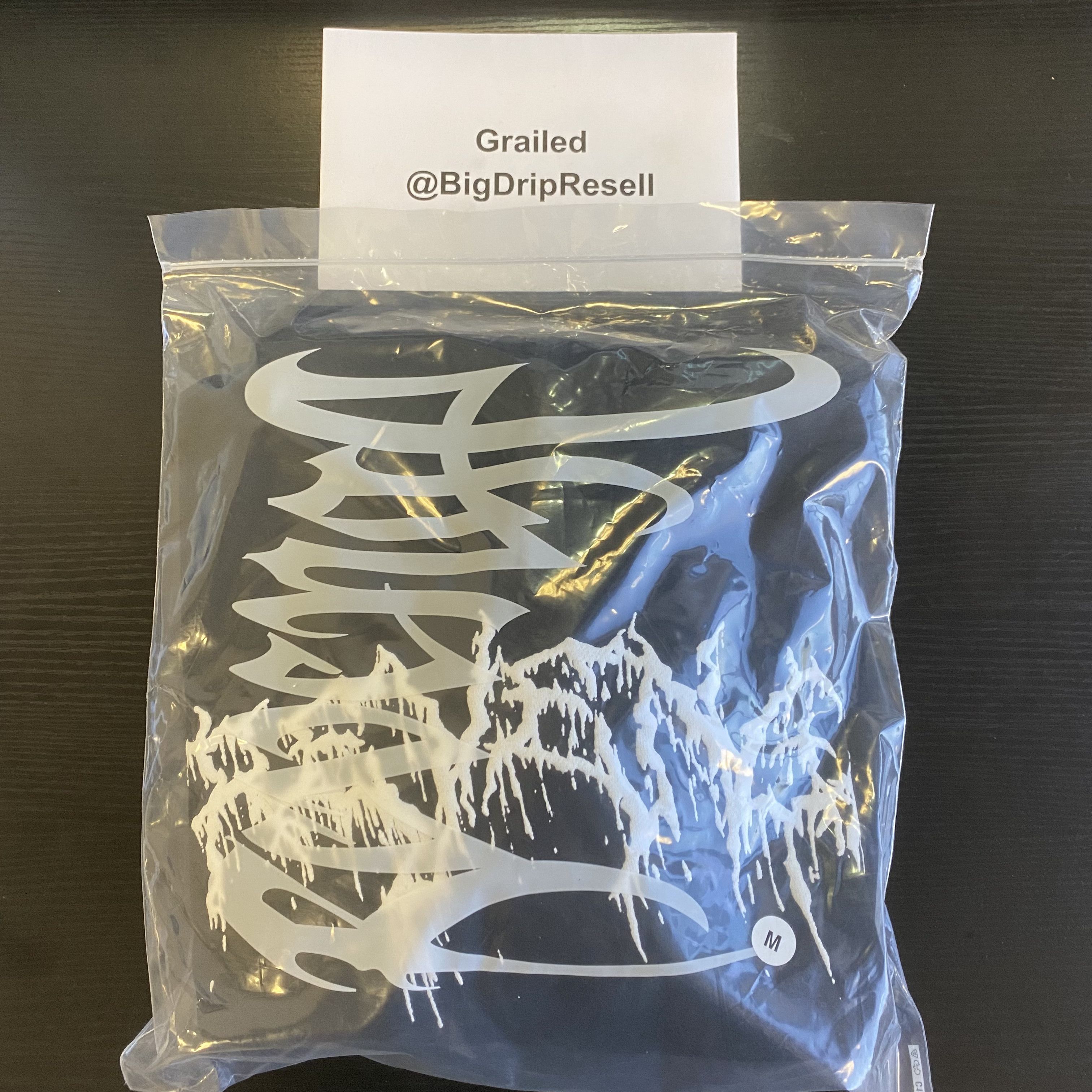 Revenge (M) Revenge Lightning Drip Hoodie Black (DS) | Grailed