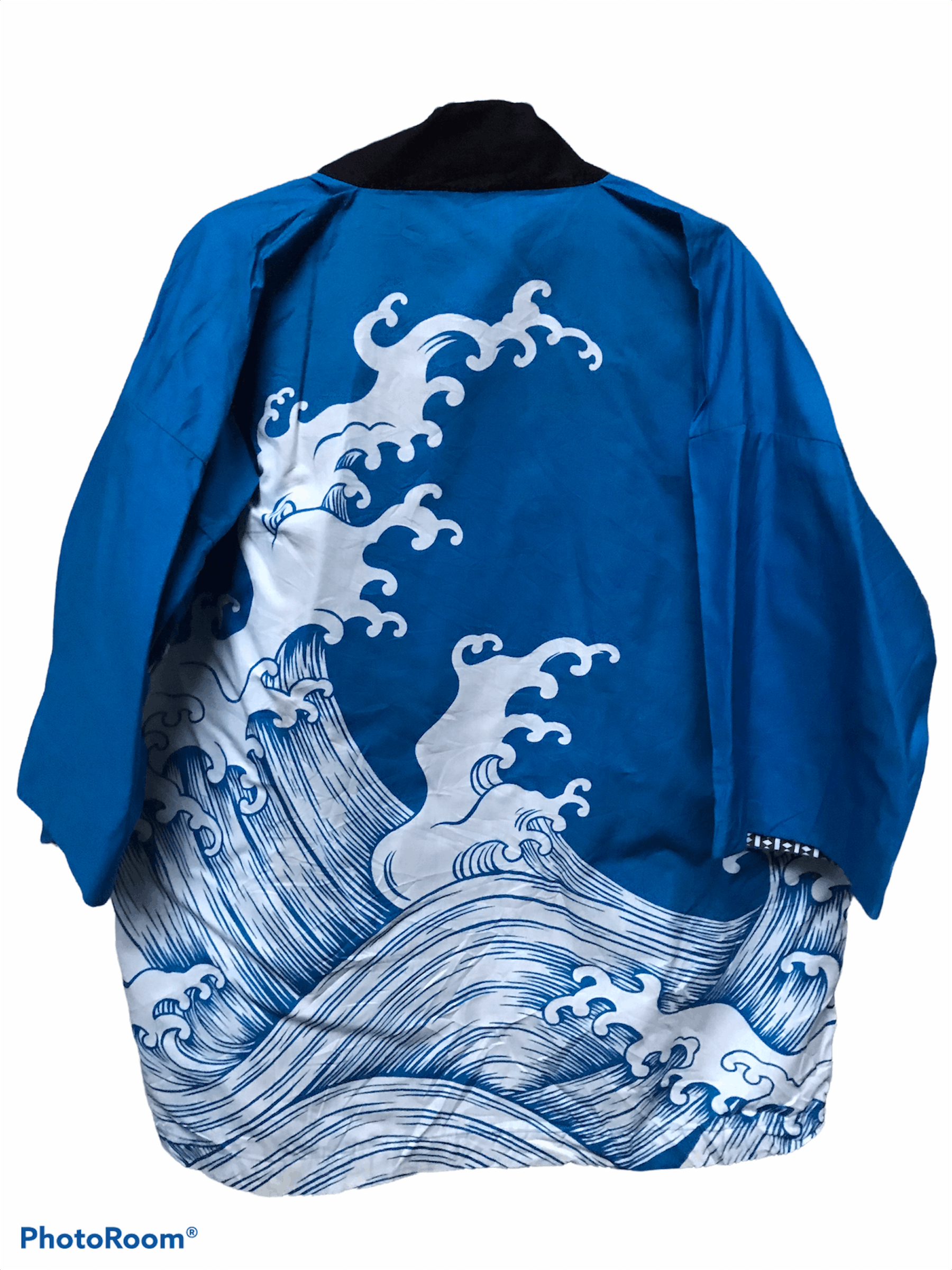 Kimono Japan Dragon Kimono Ocean Wave Motif | Grailed