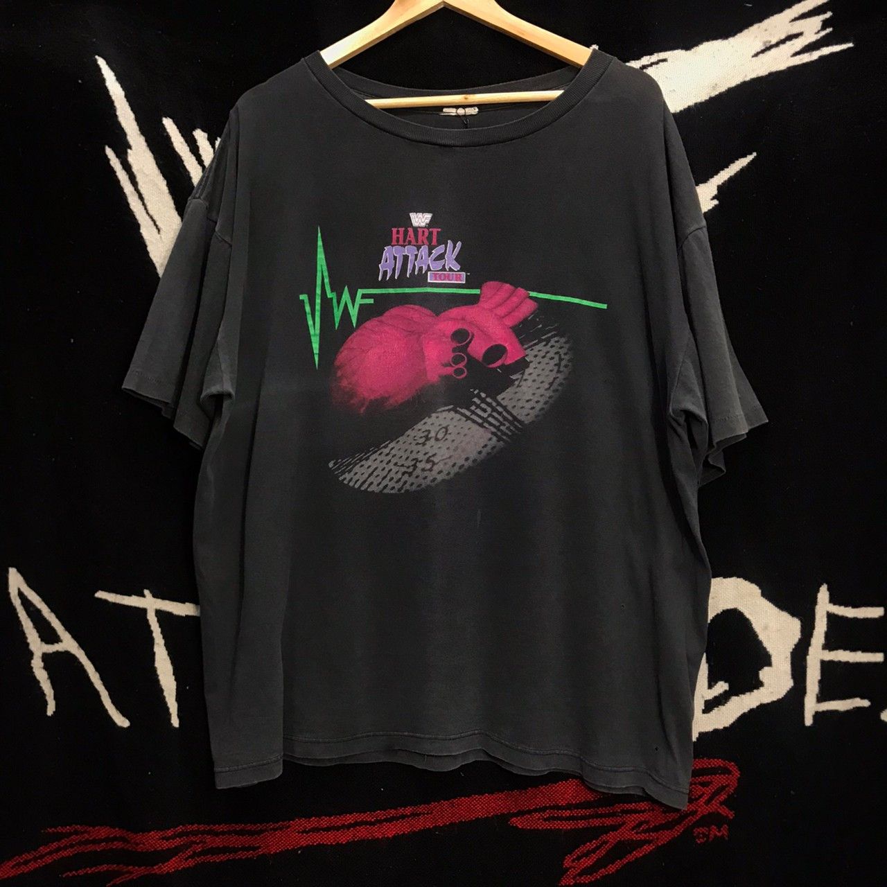 Vintage WWF Hart Attack Tour 1994 Vintage Wrestling Shirt XXL | Grailed
