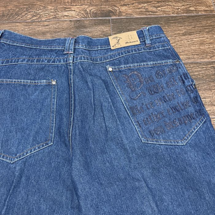 Makaveli Makaveli Tupac Shakur 2pac Baggy Denim Jeans | Grailed